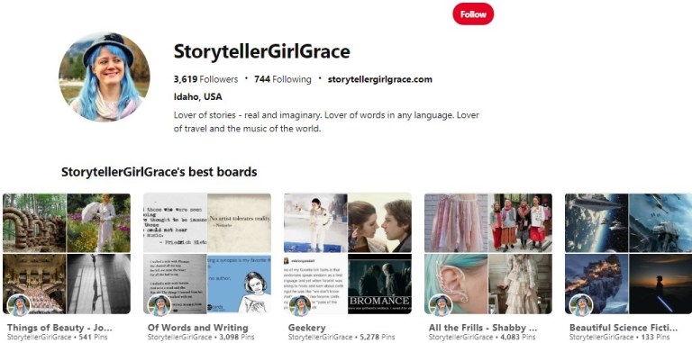 5 Pinterest Tips for Writers | StorytellerGirl